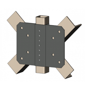SHS Steel Angle Bracing Cleats | Adjustable for High Loads
