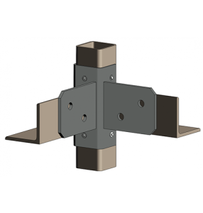 SHS Steel Angle Bracing Cleats | Adjustable for High Loads
