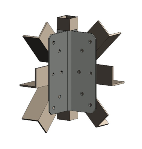 SHS Steel Angle Bracing Cleats | Adjustable for High Loads