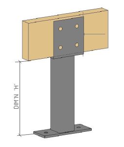 Internal Post Baseplate Assembly | SHS Baseplates & Top Sets