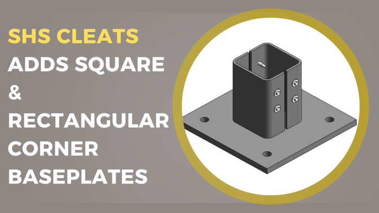 SHS Cleats Adds Square & Rectangular Corner Baseplates