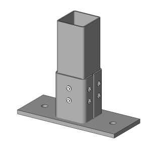 Rectangular Baseplate | SHS Structural & Footing Plate